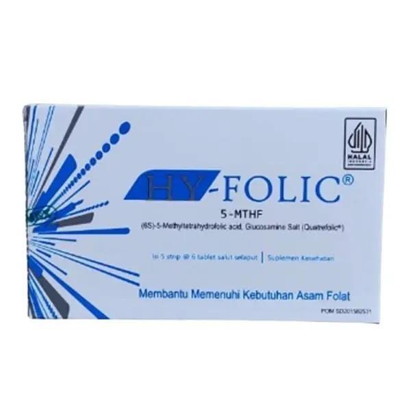 Jual HY-Folic 30 Tablet - Hy Folic - Folic Acid - Asam Folat Ibu Hamil ...