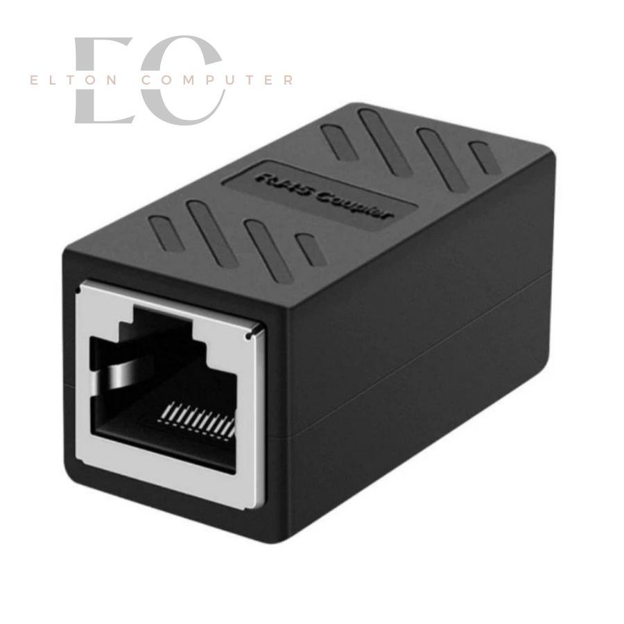 Jual Barel RJ45 1 ke 1 Besi / Barel RJ45 Cat 6 Female to Female Besi ...