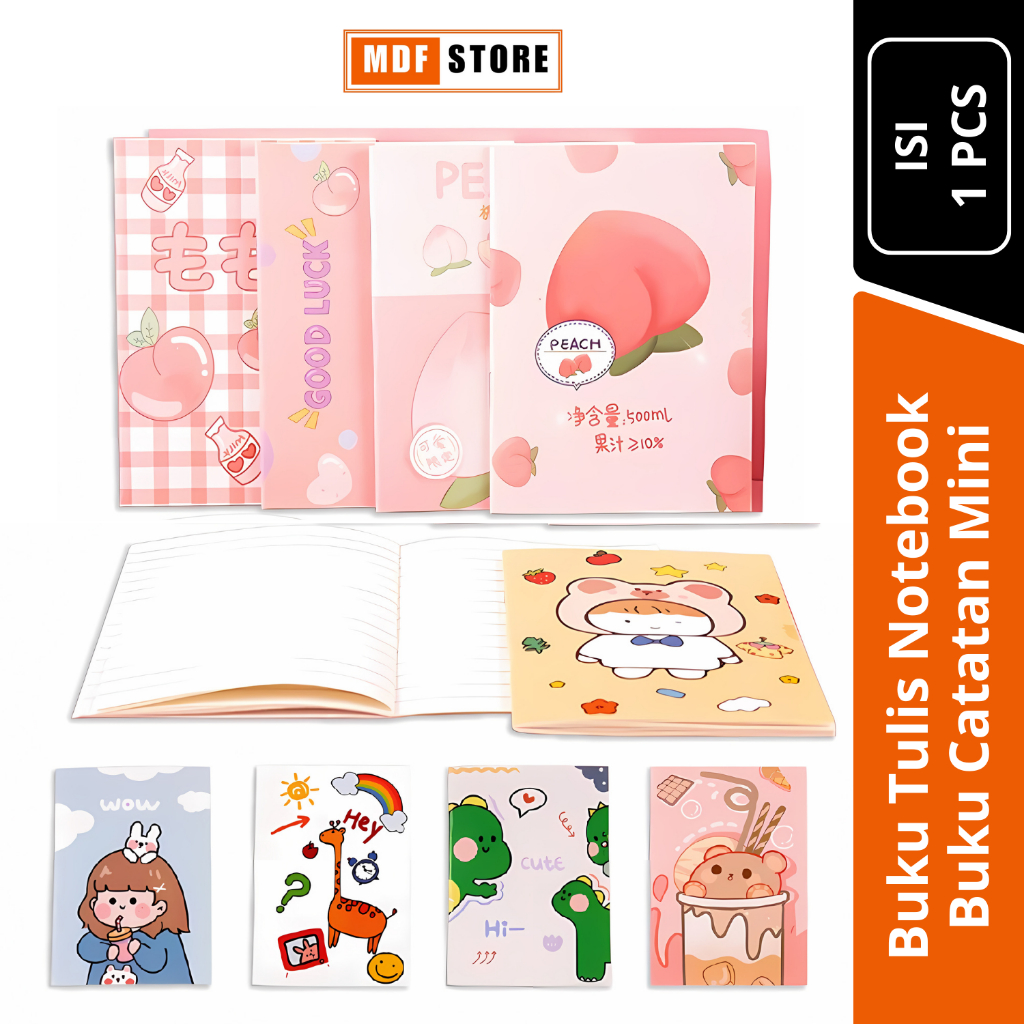 Jual Buku Tulis Mini Notebook Buku Catatan Cartoon Mini Book Lucu Buku ...