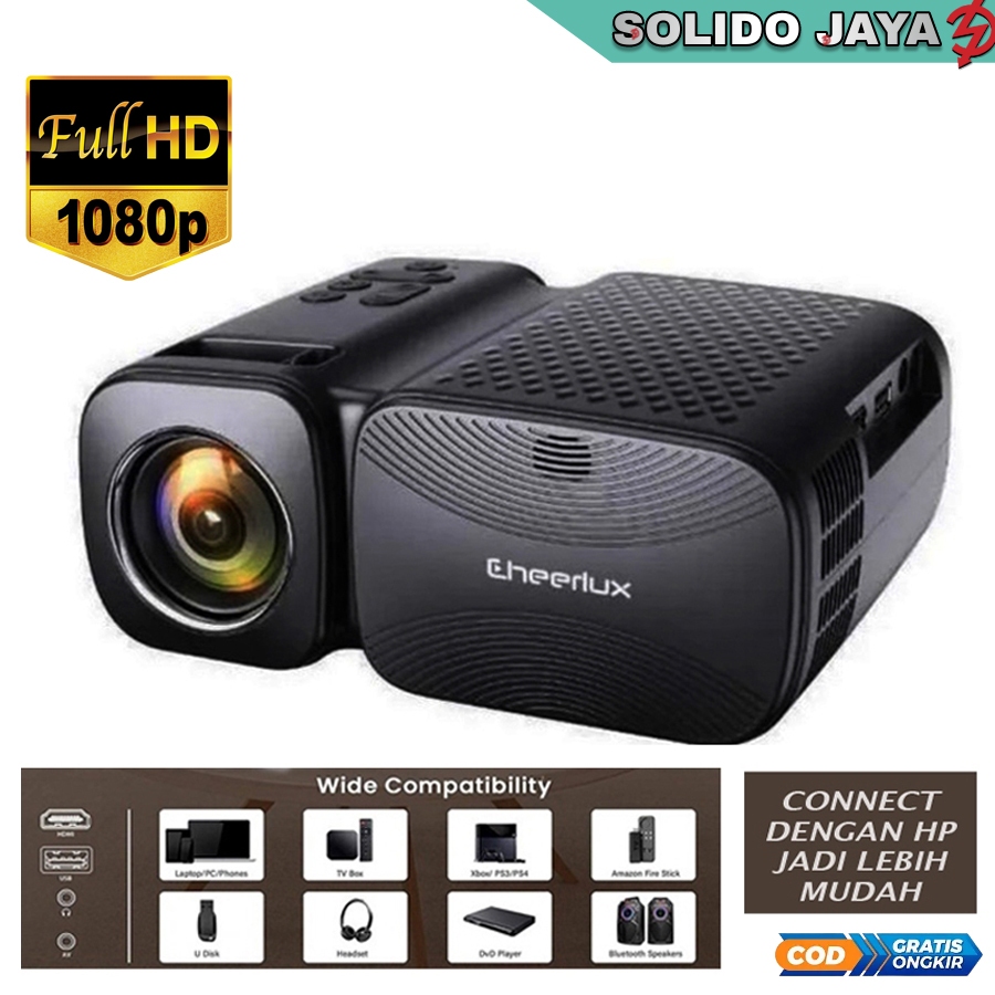 Jual Proyektor Projector Terbaru 2024 Layar Tancap C11 Wifi - Projektor ...