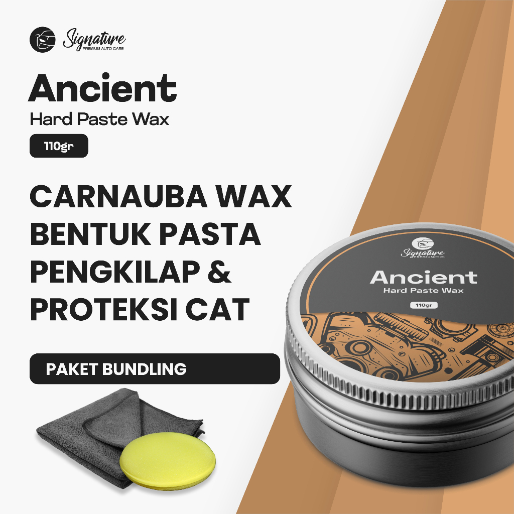 Jual Ancient ( Hard Paste Wax ) by Signature | Carnauba Wax Mobil Motor ...