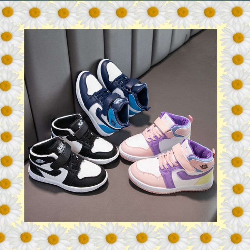 Jual SHOES BY TIRA Jordan high sneakers kids/sepatu sekolah anak laki ...