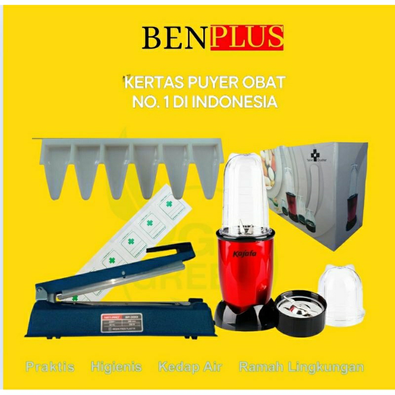 Jual paket alat puyer blender obat garansi 1 tahun dan service | Shopee ...