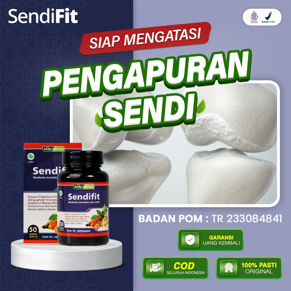 Jual Obat Pengapuran Sendi Pengapuran Tulang Osteoarthritis Sakit Lutut ...