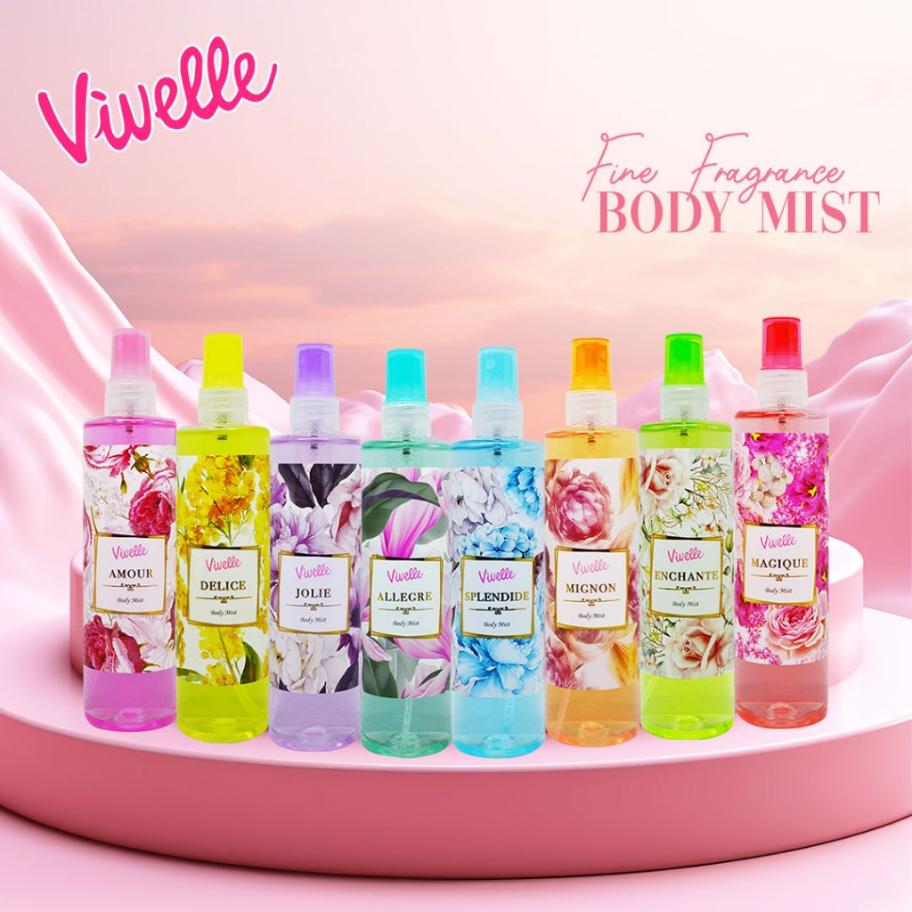 Jual Vivelle Body Mist (Paket 180ml 2 Pieces) - Dapat 2 pcs Body Mist ...
