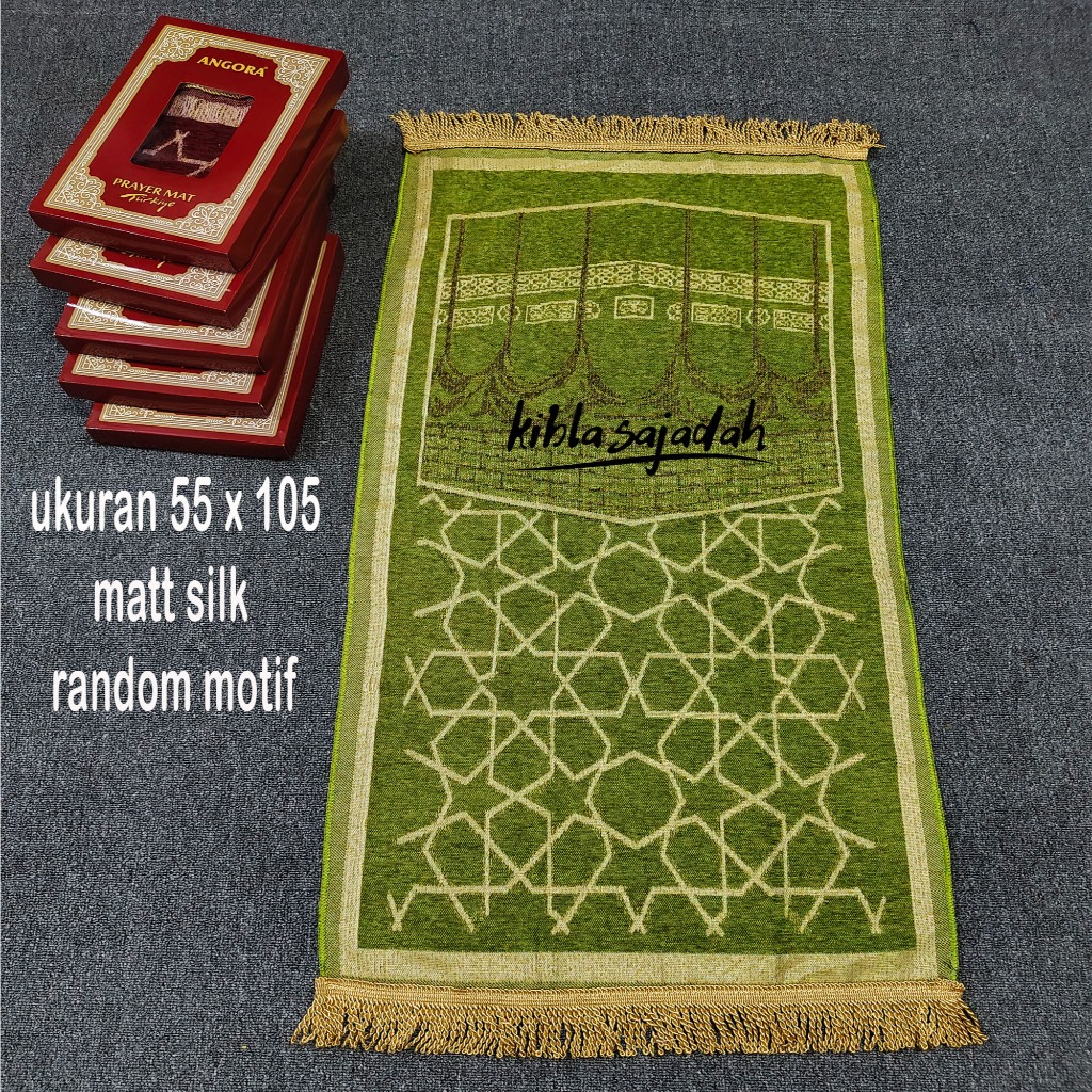 Jual SAJADAH BOX PREMIUM/SAJADAH TRAVELLING/BAHAN SILK HALUS DAN LEMBUT ...