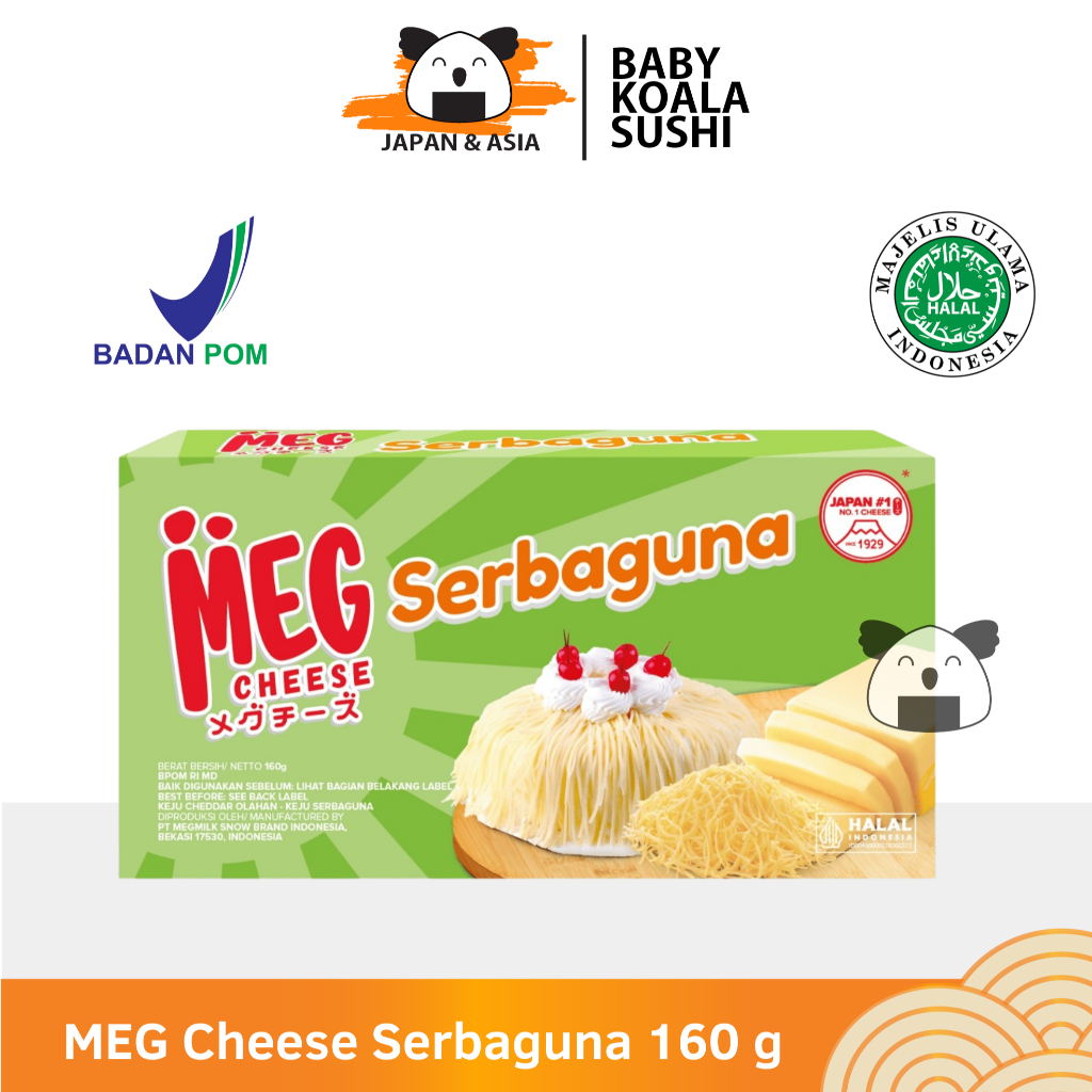 Jual MEG CHEESE Keju Serbaguna 160 g Halal | Shopee Indonesia