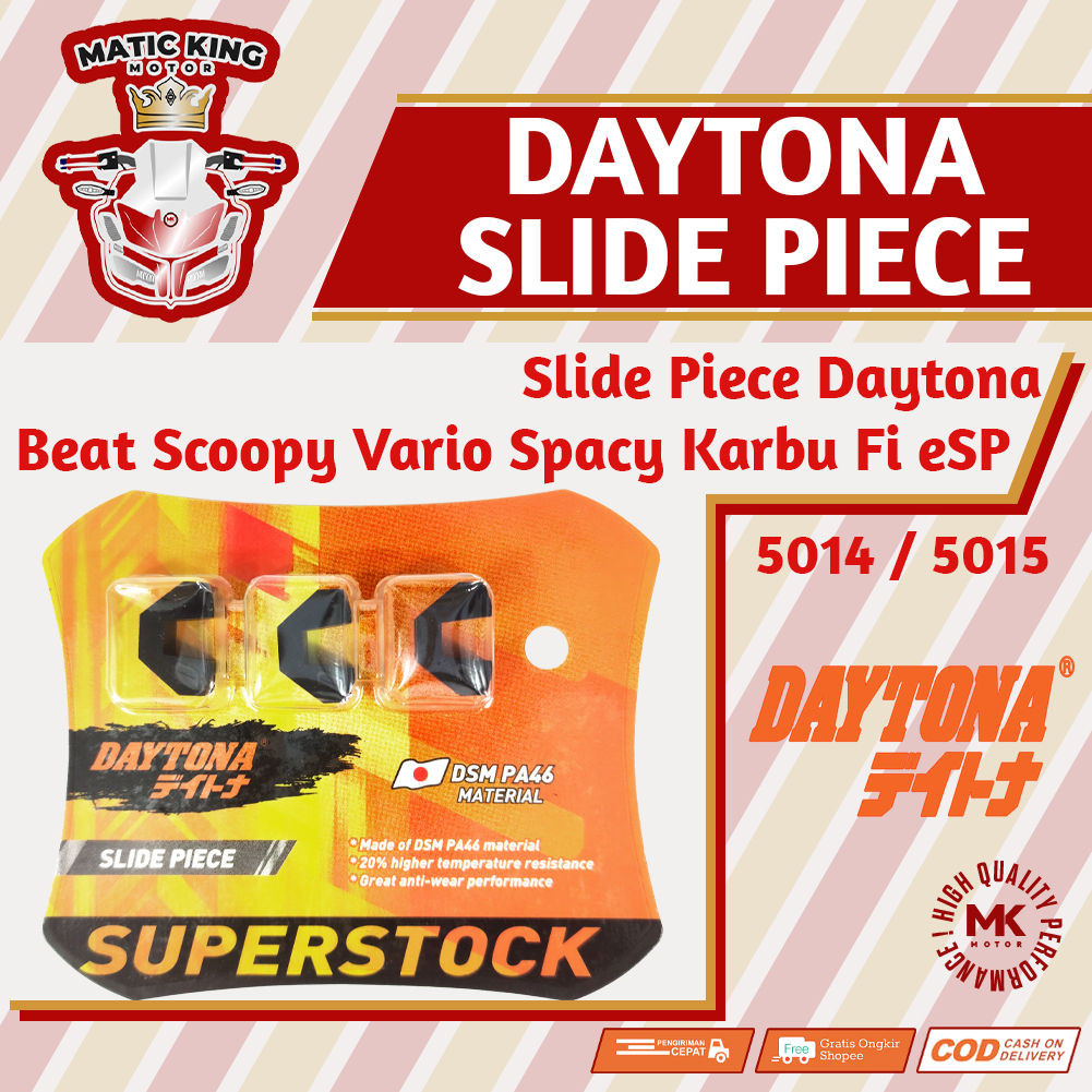 Jual Daytona Slider Slide Piece Beat Scoopy Vario Genio Deluxe Spacy 110 Karbu Fi ESP 5014 ...