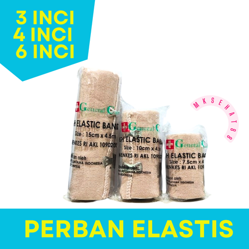 Jual Perban Elastis General Care 3 Inc / 4 Inc / 6 Ich / Perban Elastic ...