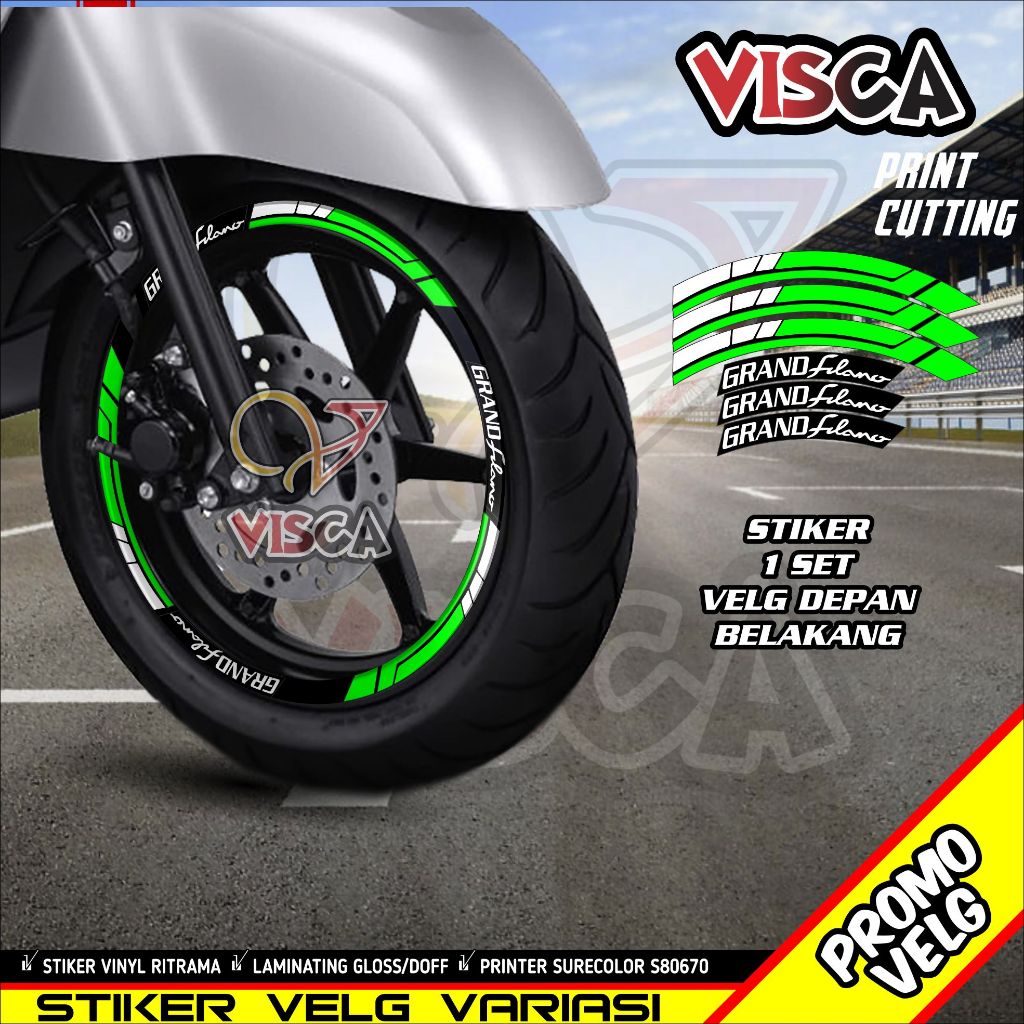Jual Stiker Velg List Velg Motor Stiker Velg Gramd Filano A03 | Shopee ...
