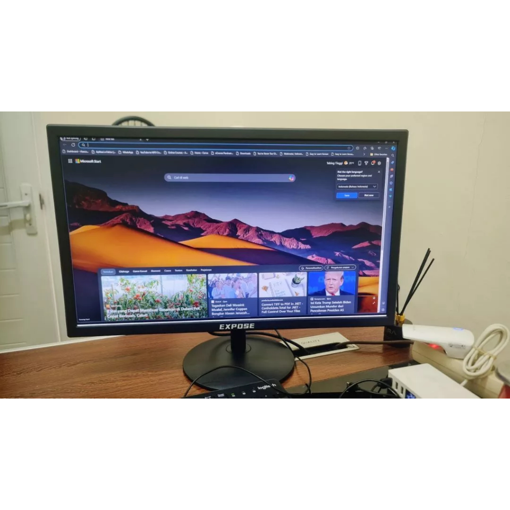 Jual Monitor PC 19 Inch Monitor Arm Gaming Monitor 75HZ 1080P For PS5 ...