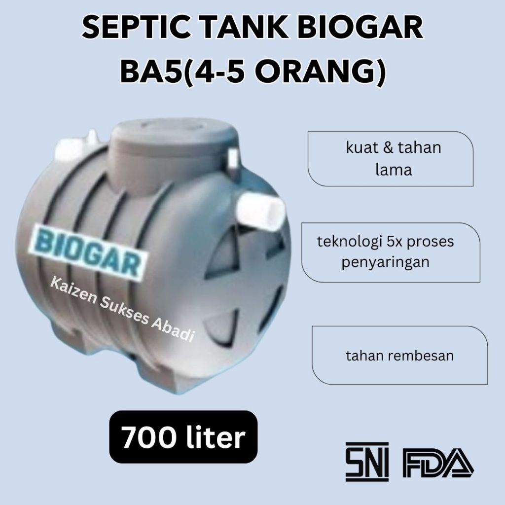 Jual bio septictank sapiteng sepiteng septit tank biogar bioaga 700 ...