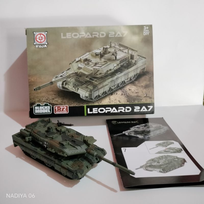 Jual miniatur tank baja LEOPARD 2A7 1/72 military | Shopee Indonesia