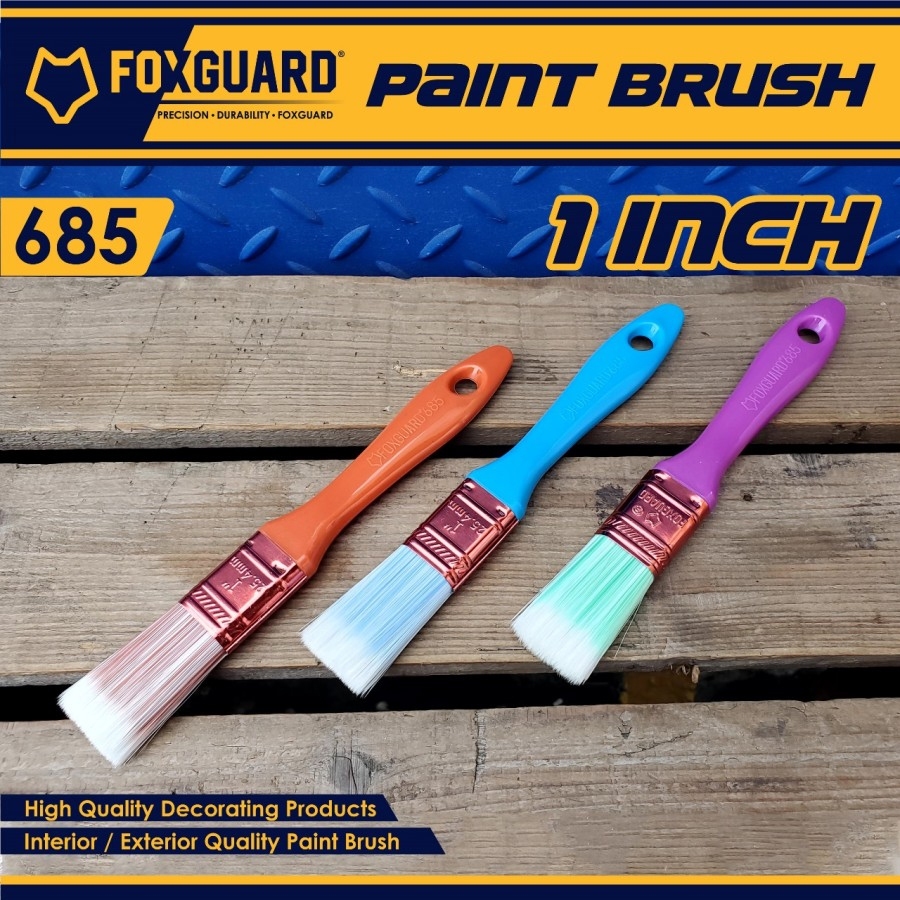 Jual Foxguard Kuas Cat 685 bulu sintetis 1 inch 2 inch 3 inch 4 inch ...