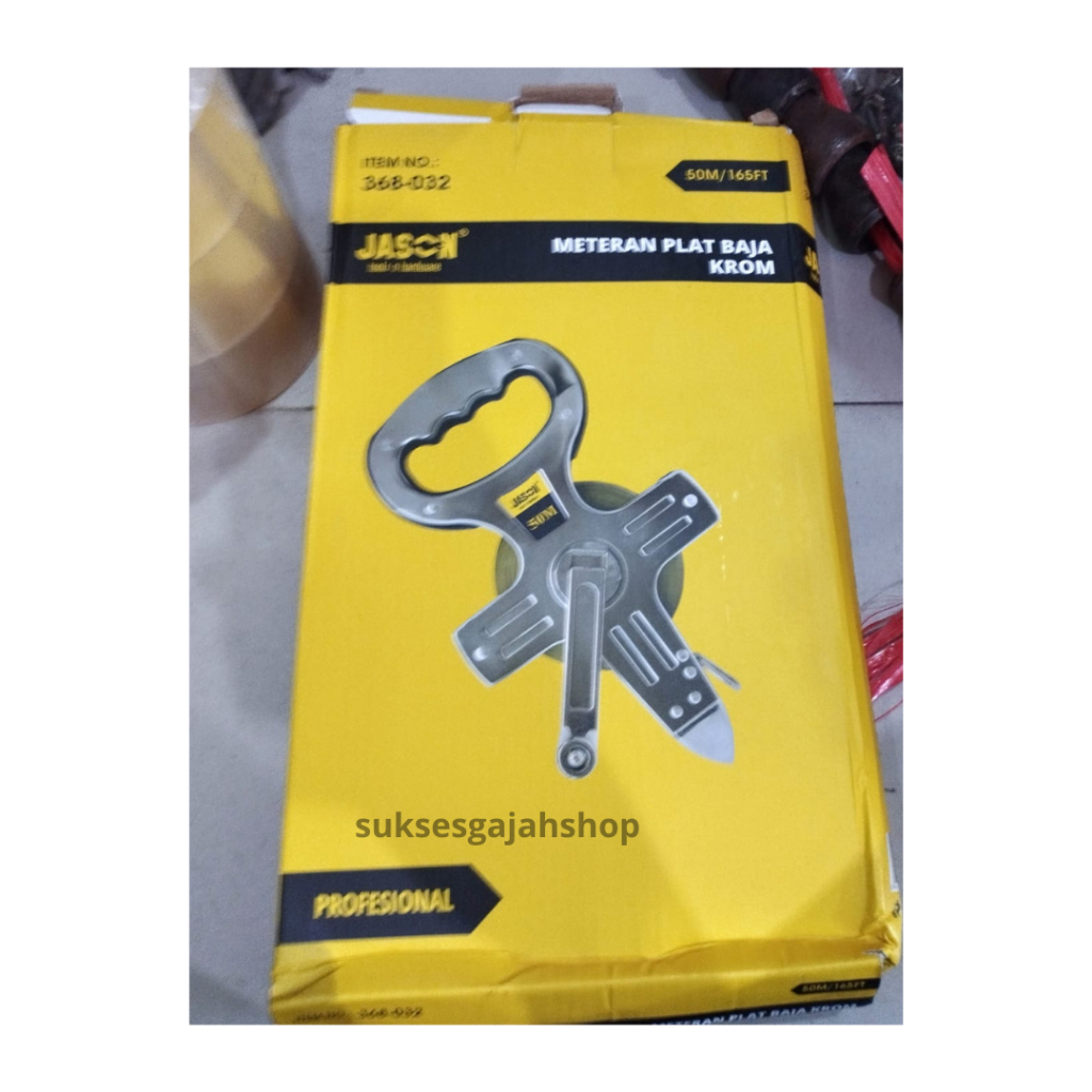 Jual JASON METERAN PLAT BESI 50M / METERAN BESI 50M JASON | Shopee ...