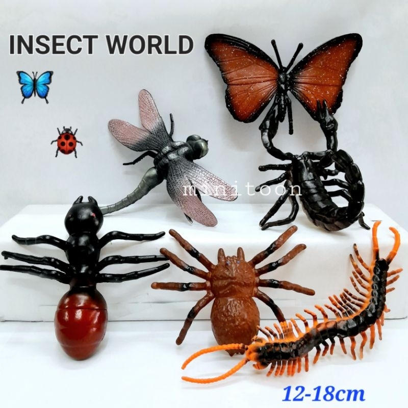 Jual Mainan INSECT SERANGGA Figure Animal Hewan Serangga Bug | Shopee ...