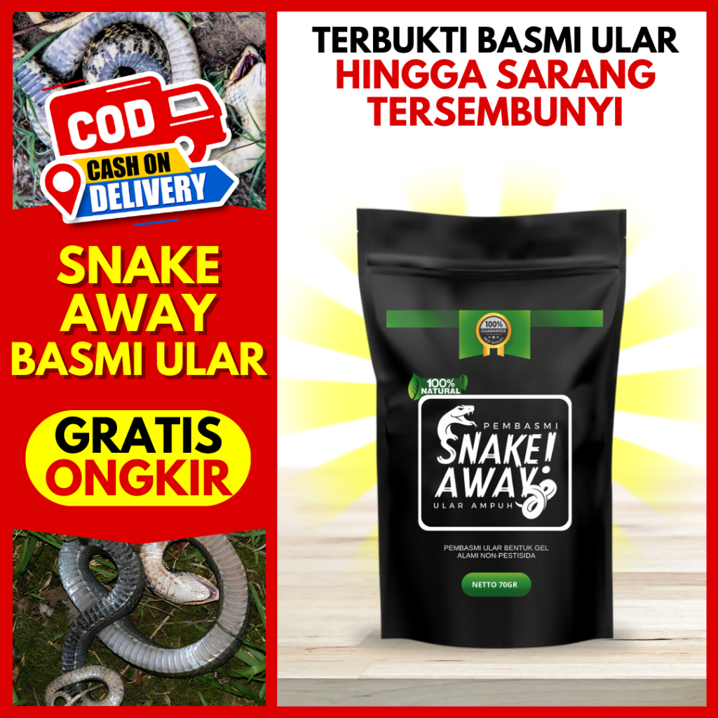 Jual Pengusir Ular Penangkal Ular Pelenyap Ular Racun Ular Basmi Sampai Tuntas SNAKE AWAY BASMI ...