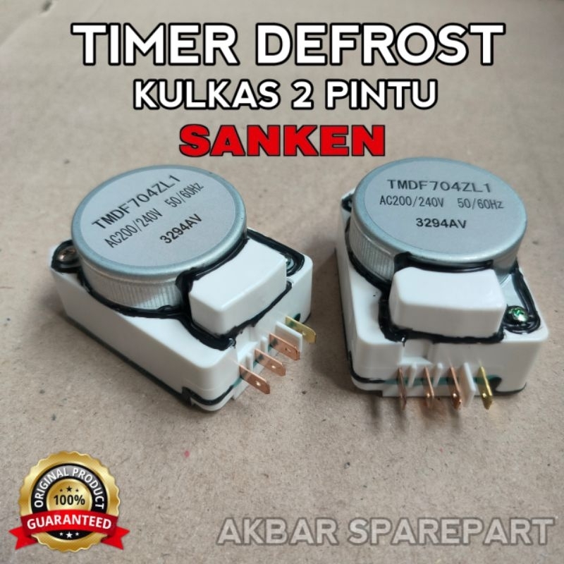 Jual TIMER DEFROST KULKAS 2 PINTU SANKEN ORIGINAL | Shopee Indonesia