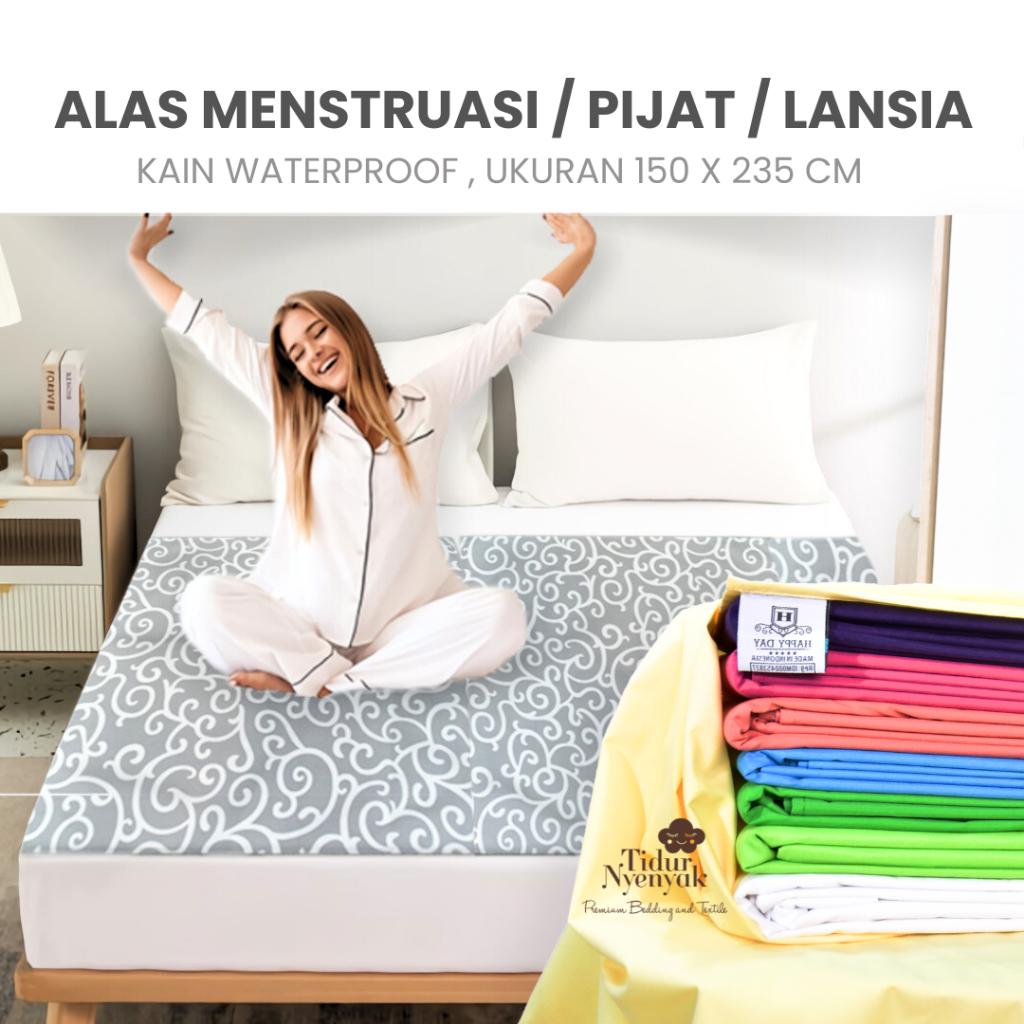 Jual PERLAK BESAR WATERPROOF 150X235 CM ALAS PIJAT PERLAK LANSIA ...