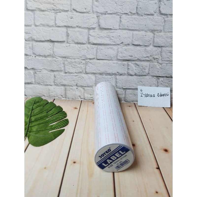 Jual 1 Slop Isi 10 Pcs Kertas Label Harga Joyko Warna Putih | Shopee ...