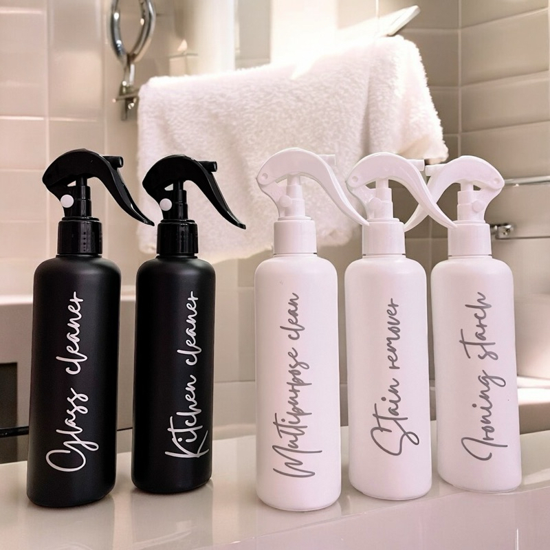 Jual botol DOFF HITAM / PUTIH SPRAY 250ml SILVER EDITION . aesthetic ...