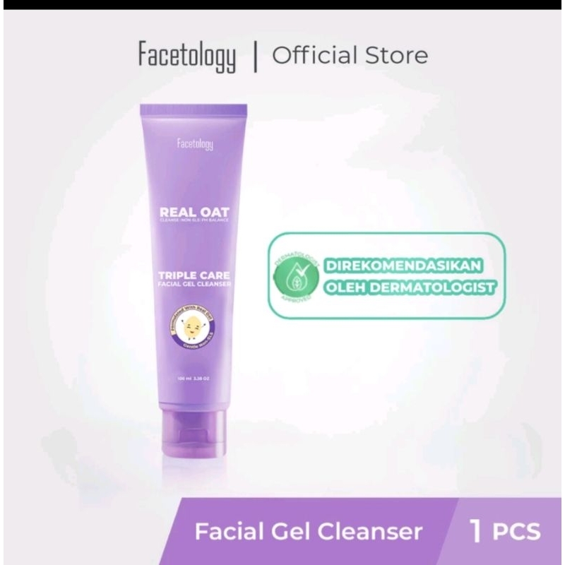Jual Facetology Triple Care Facial GEL Cleansear 100 ml - Sabun Cuci ...