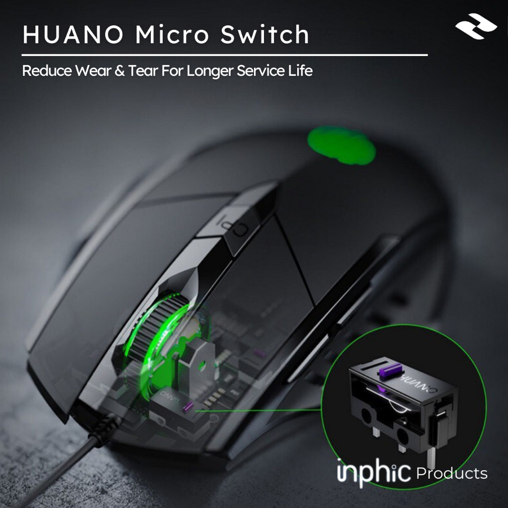 Jual Gaming Mouse W1 Mikroswitch Kelas Gaming INPHIC | Shopee Indonesia