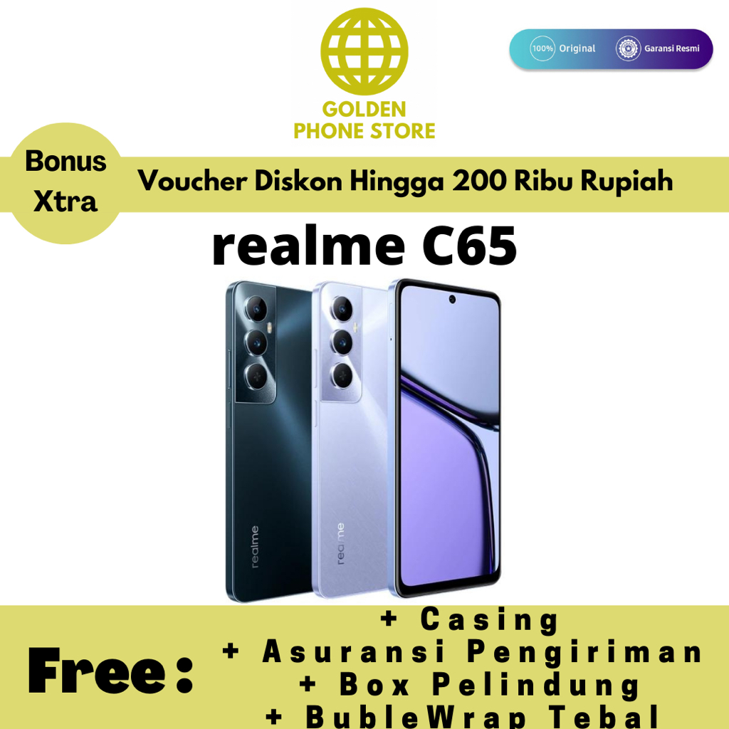 Jual realme C65 8GB/256GB - Original & Garansi Resmi realme Indonesia ...