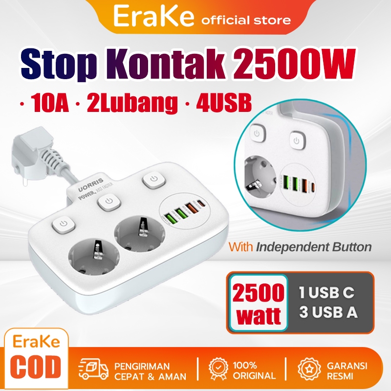 Jual Stop Kontak Colokan Multiguna Kabel Power Socket Adaptor Steker ...