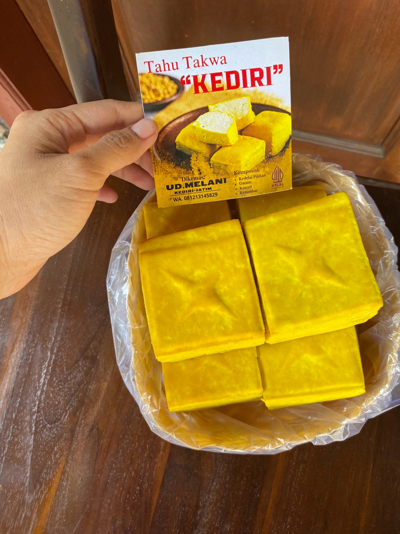 Jual Tahu Kuning Tahu Taqwa Kediri Asli Original Isi 6 Biji | Shopee ...