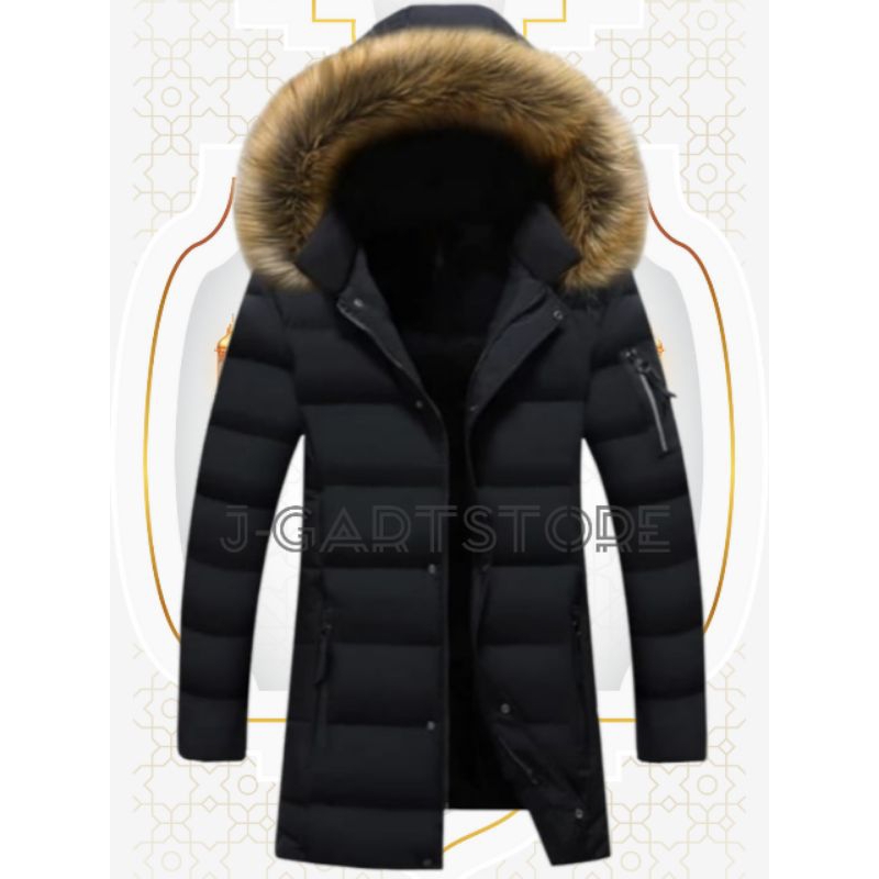Jual J-Gartstore | Jaket Jacket Jubah Parka Panjang Tebal Hodie Bulu ...