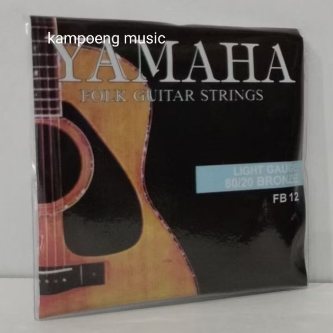 Jual Senar gitar YAMAHA folk FB12 lokal satu set | Shopee Indonesia