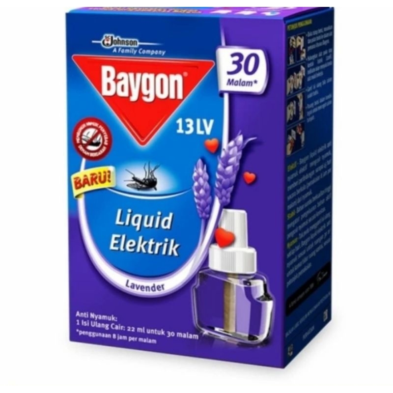 Jual BAYGON LAVENDER LIQUID ELEKTRIK 22ML ORIGINAL | Shopee Indonesia