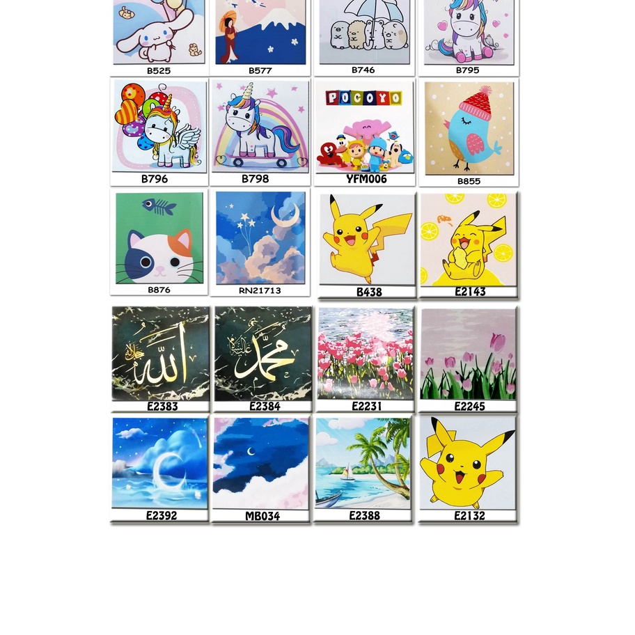 Jual PERFECT METH PAINTING BY NUMBERS 2X2 PONY CINNAMOROLL SUMIKKO ...