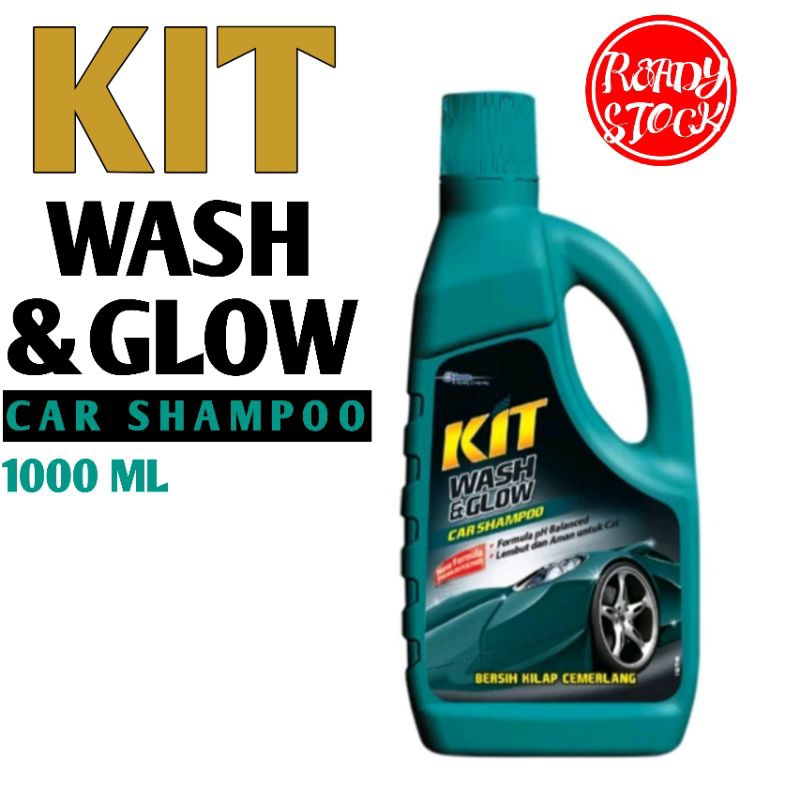Jual KIT WASH & GLOW Car shampoo Mobil / motor 1000 ml | Shopee Indonesia