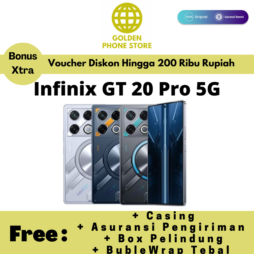 Jual Infinix GT 20 Pro 5G 12/256GB - Original & Garansi Resmi Infinix Indonesia | Shopee Indonesia
