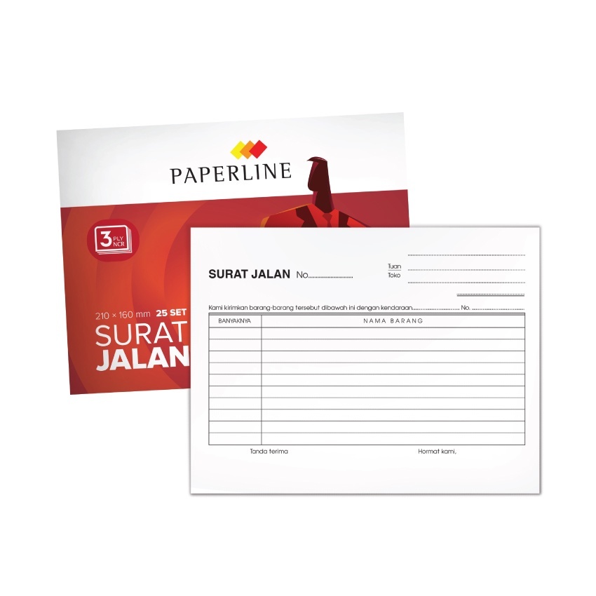 Jual SURAT JALAN 1 PCS 3Ply Paperline Surat Jalan 16x21cm NCR | Shopee ...