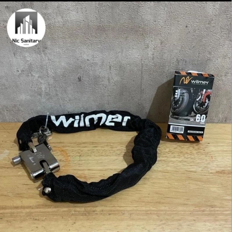 Jual WILMER Gembok rantai motor,pagar besi 60mm / Gembok rantai motor ...