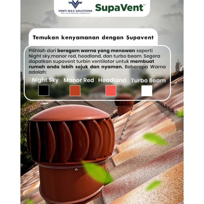 Jual TURBIN VENTILATOR SUPAVENT | ATAP GUDANG | ATAP RUMAH| | Shopee ...