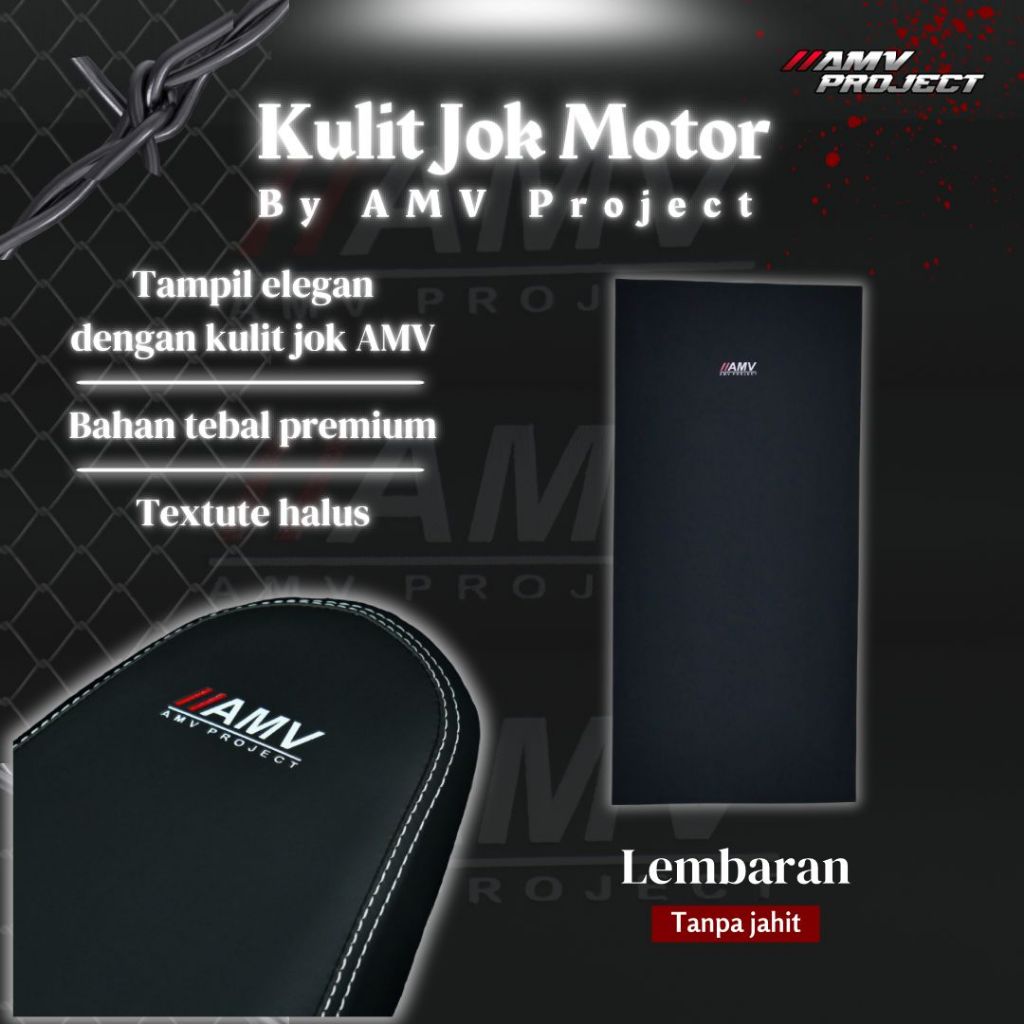Jual Kulit Jok Motor Amv Project Premium universal Motor Metic dan Motor bebek | Shopee Indonesia