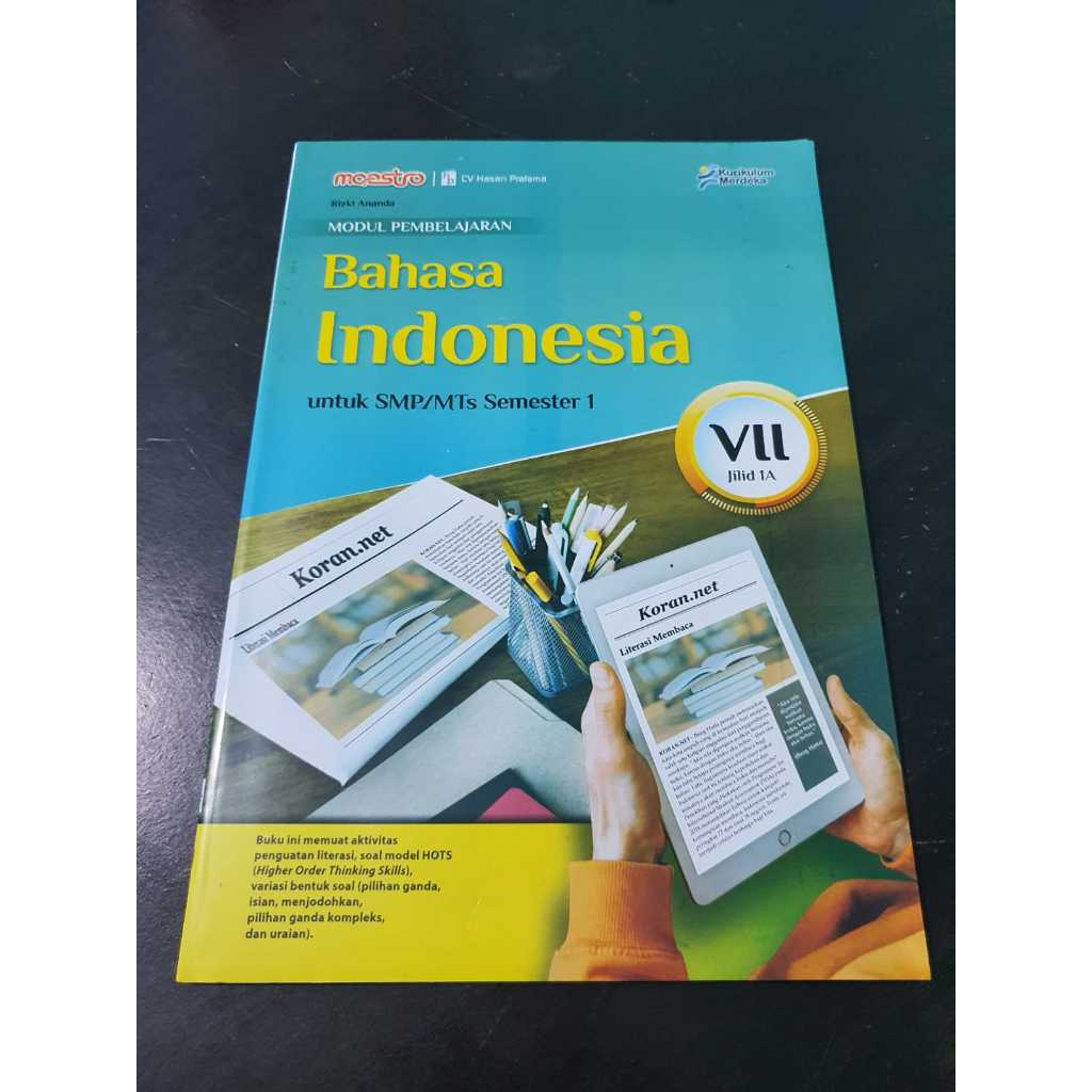 Jual LKS Maestro 2024 - Modul Pembelajaran Bahasa Indonesia SMP/MTs Kelas 7 Smt 1 - Kurikulum ...