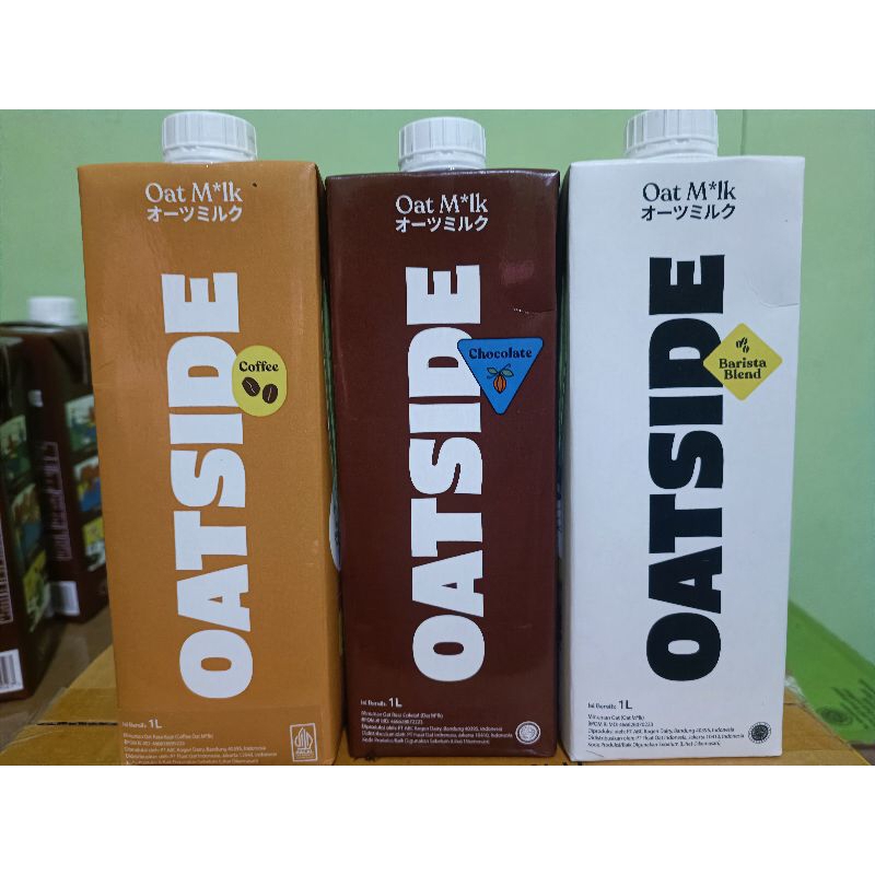 Jual OATSIDE Oat Milk 1L/1000 ml - KARTON (6 pcs) | Shopee Indonesia