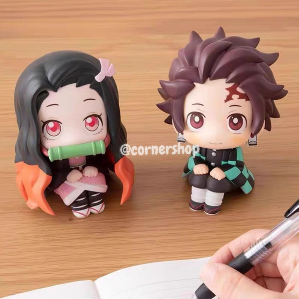 Jual [CornerShop] isi 2pc Figurine Demon Slayer Action Figur Miniatur ...