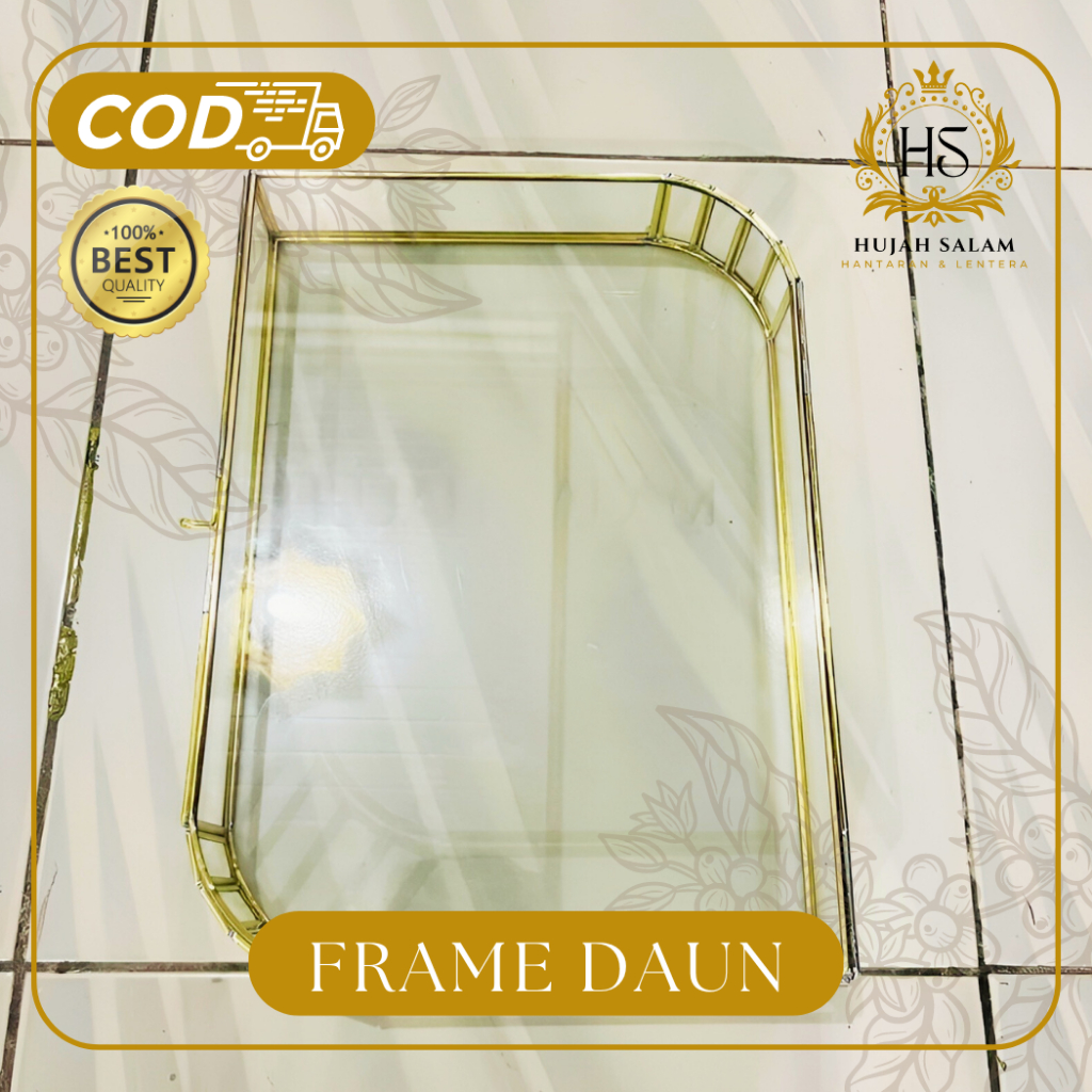 Jual FRAME DAUN TEMPAT HANTARAN \ MAHAR TERBARU 3 UKURAN *25x40x5 CM ...