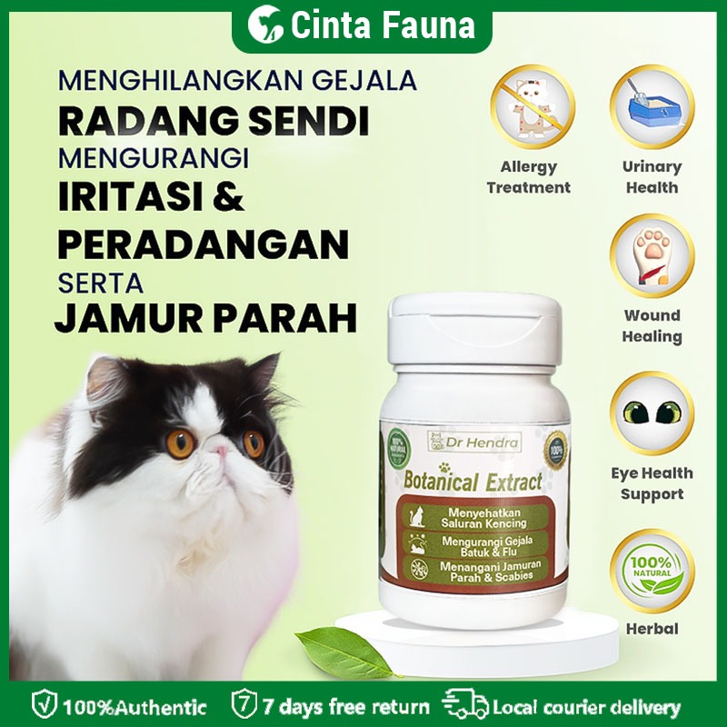 Jual 1 kapsul Vitamin Kucing Dan Anjing Obat Jamur Kucing Peliharaan ...