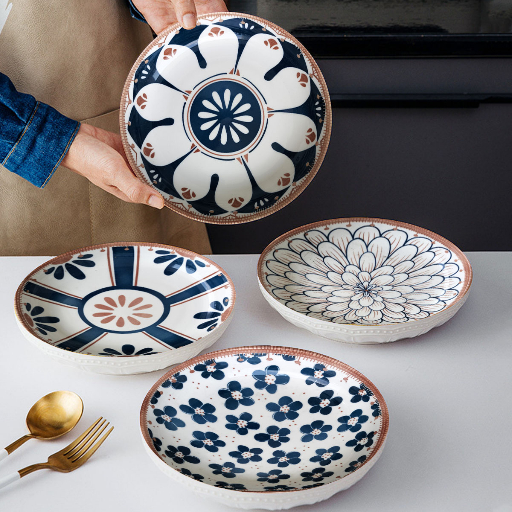 Jual [PIRING ISI 1] Ideame Piring Keramik Vintage Piring Plate ...