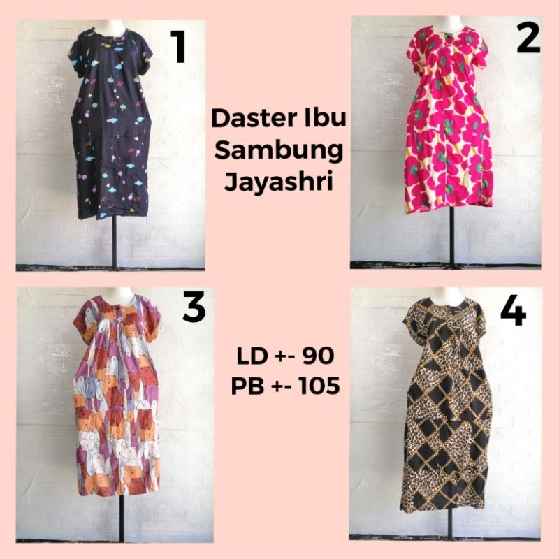 Jual DASTER IBU SAMBUNG JAYASHRI LD 90-100 BELI 3 98K RAYON PREMIUM ...