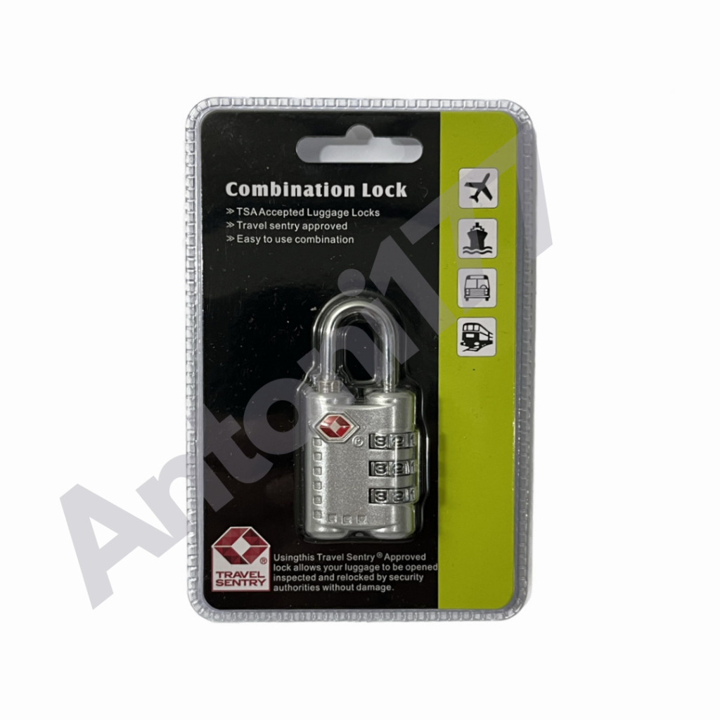Jual Gembok Koper Travel Sentry TSA Alloy Body Kombinasi 3 Digit ...