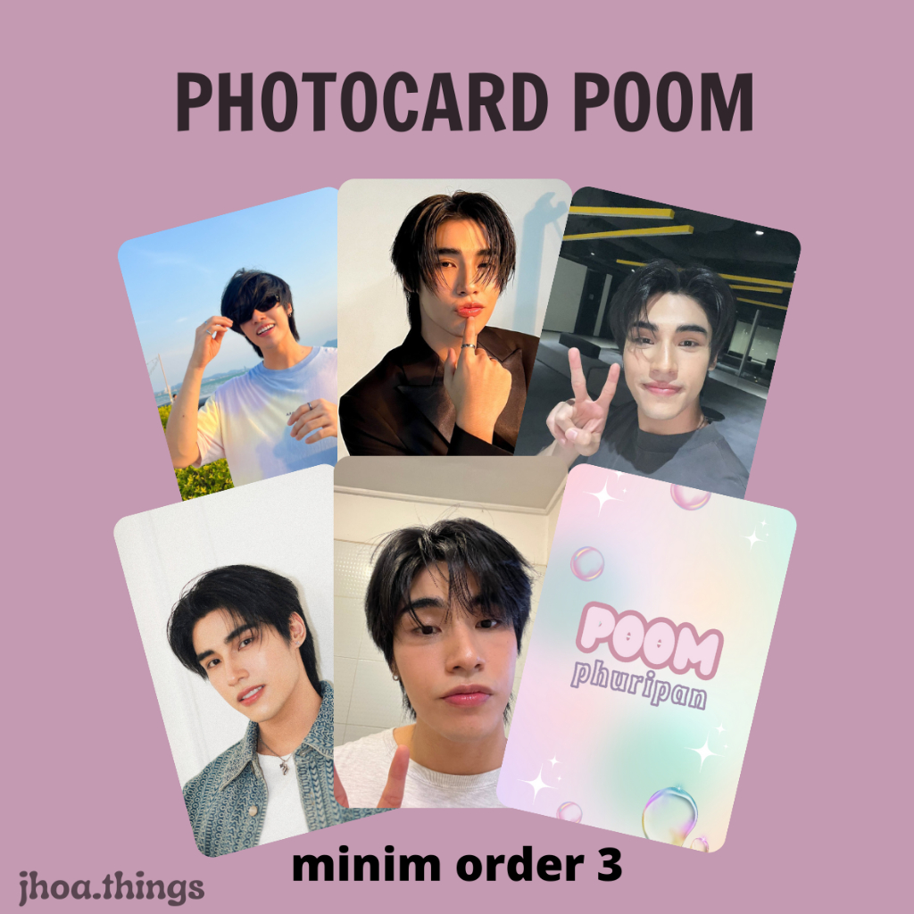 Jual [UNOFFICIAL] PHOTOCARD POOM PHURIPAN THAI ACTOR MY STANDIN SERIES ...