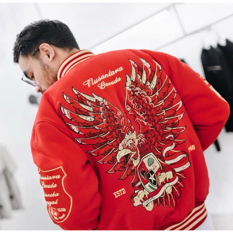 Jual [100% ORIGINAL] Varsity Jacket Memphisorigins Garuda | Shopee ...